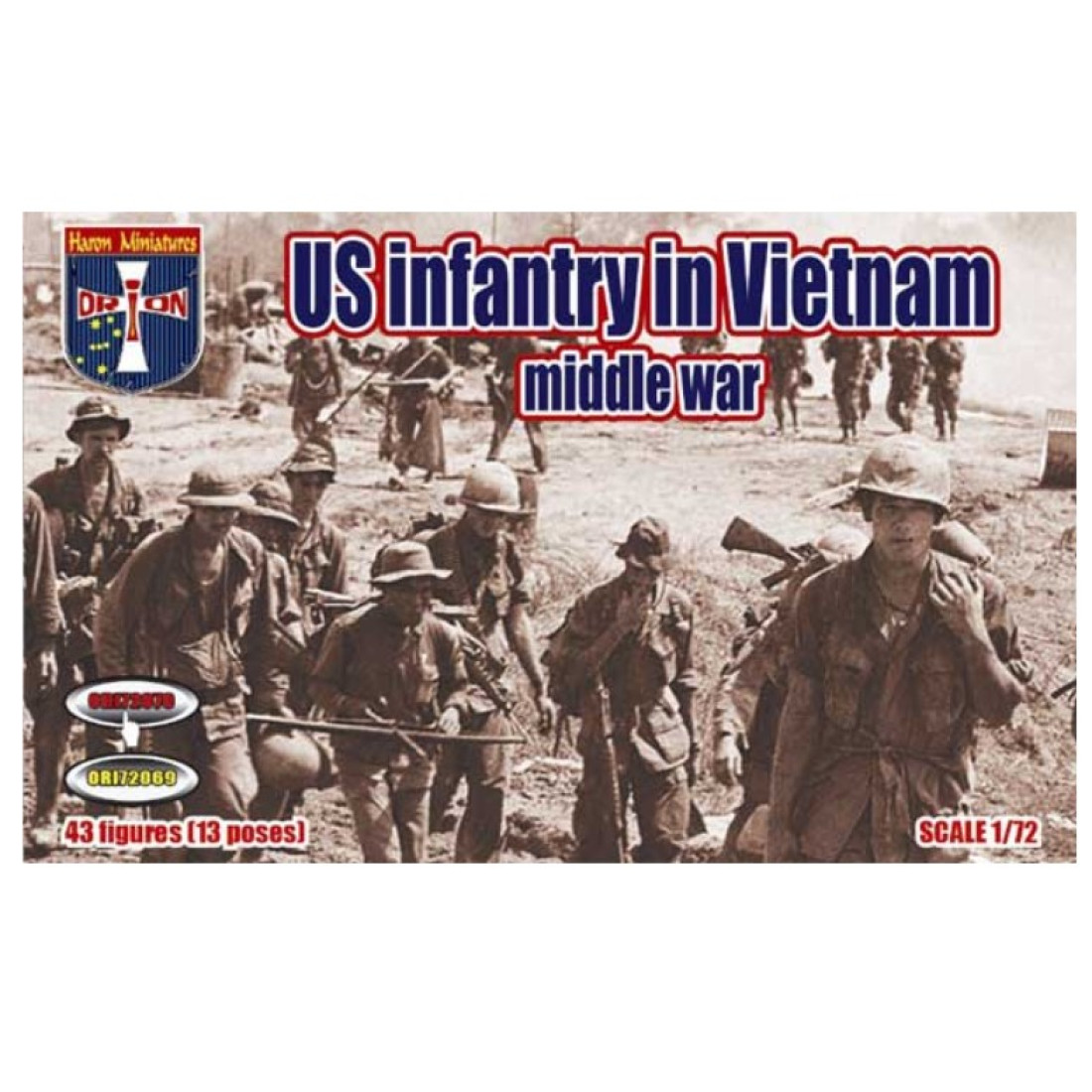 Orion 72070 1/72 Us Infantry In Vietnam Middle War Plastic Model Kit ...