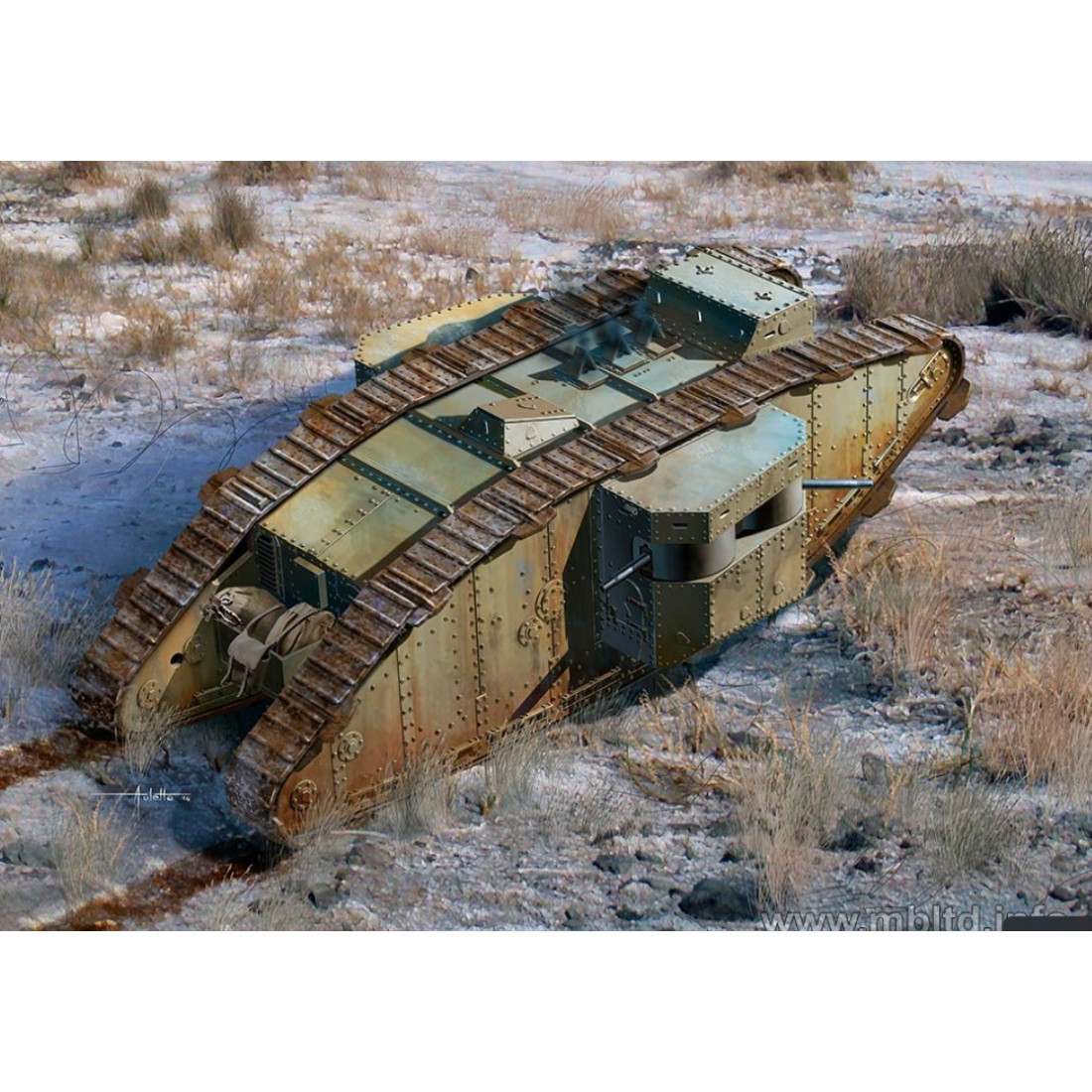 Master Box 72006 1/72 Mk Ii Female British Tank Arras Battle Period ...