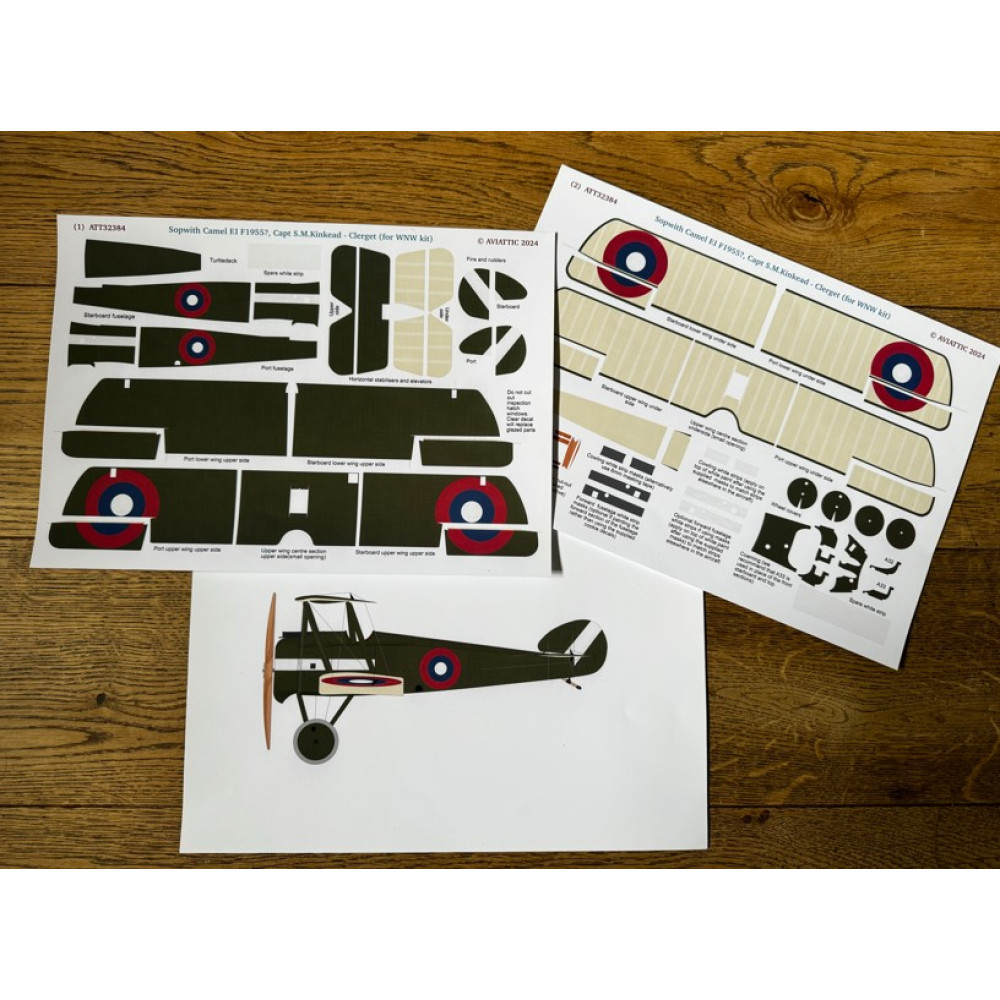 Aviattic ATT32384 1/32 Sopwith Camel F.i F1955 Capt. Sam Kinkead ...