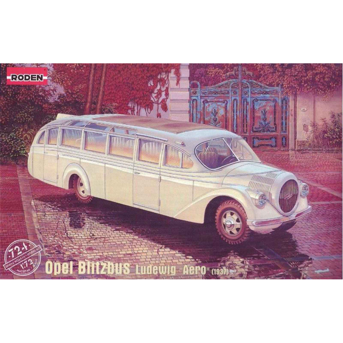 Opel Blitzbus Ludewig "Aero" (1937) 1/72 Roden 724 Model Kit Vehicles ...
