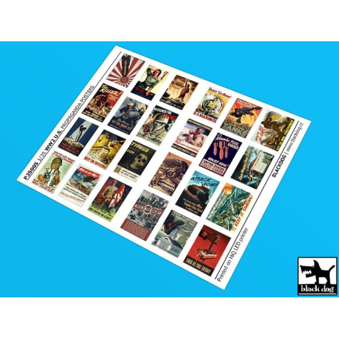 Black Dog P35005 1/35 WW 2 German Propaganda posters 24 posters