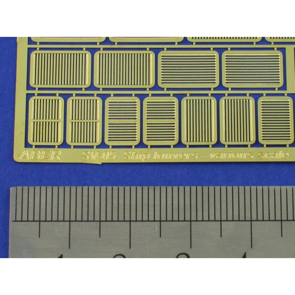 Ship louvers various scale (1 selection) Aber RSV-05 Model Kit Fleet ...