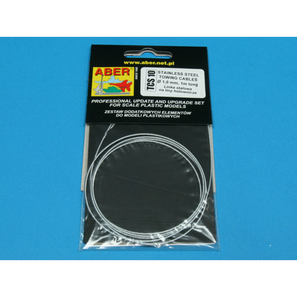 Stainless Steel Towing Cables d 1,0mm, 1 m long Aber RTCS-10 Model Kit ...