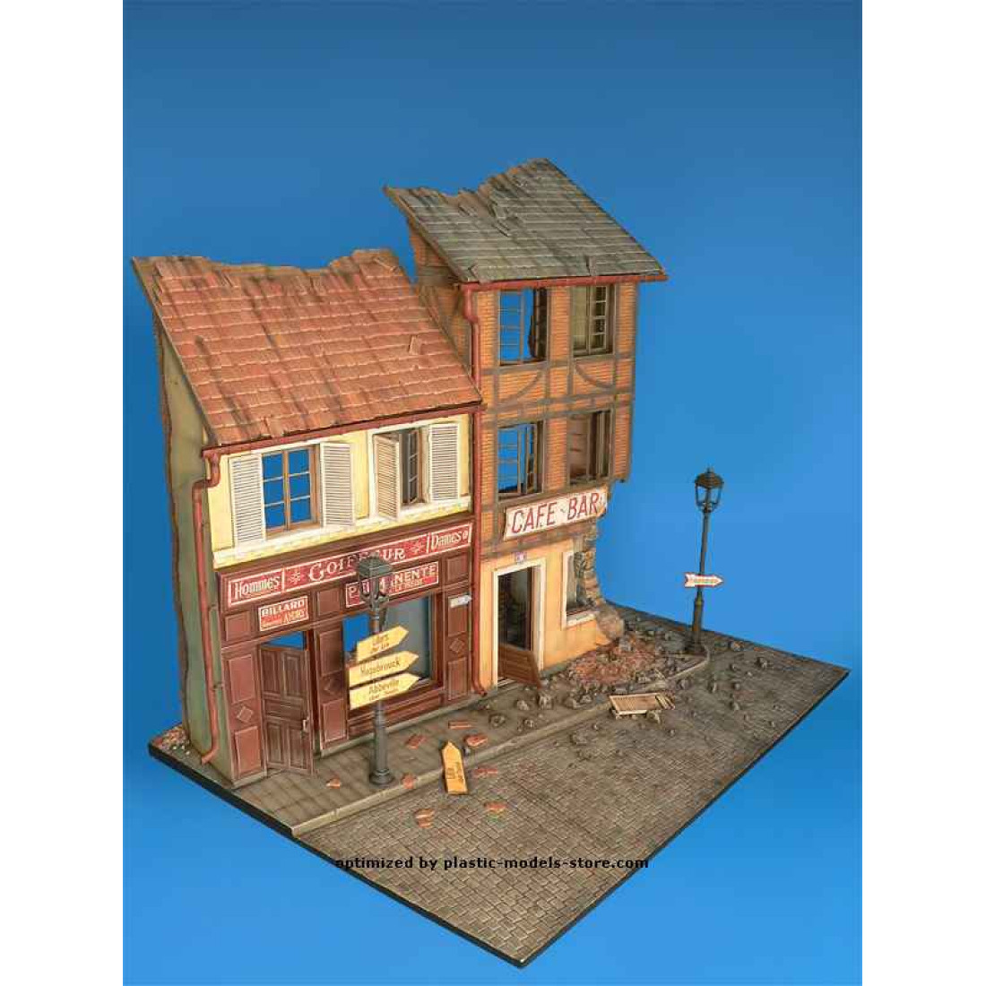 FRENCH STREET diorama Miniart 36006 Model Kit Diorama Model Kits ...