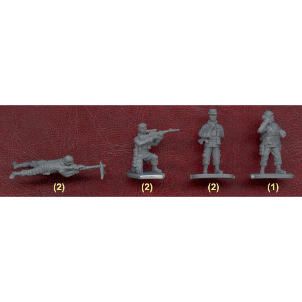 Modern French Army with Modern PLA Chinese Army 1/72 Ceasar Miniatures ...