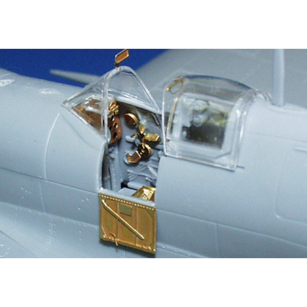 Photoetched set Spitfire Mk.IX Color, for Hasegawa kit 1/48 Eduard ...