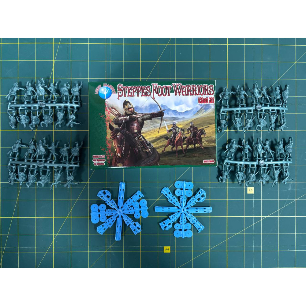 Alliance 72065 1/72 Steppes Foot Warriors Set 3 Figures model kit