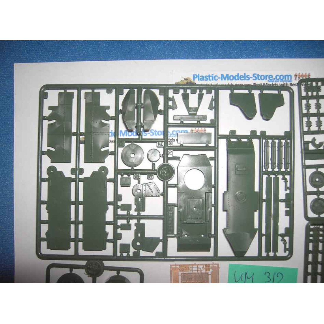 BT-7A Wheel-Track Tank Artillery Turret Gun WWII 1/72 UM 312 Model Kit Armor Model Kits, Armor ...