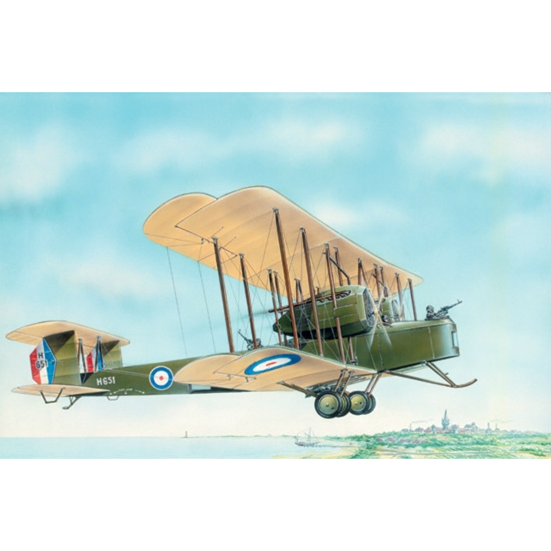 Vickers "Vimy" heavy bomber 1/72 Eastern Express 72256 Model Kit ...
