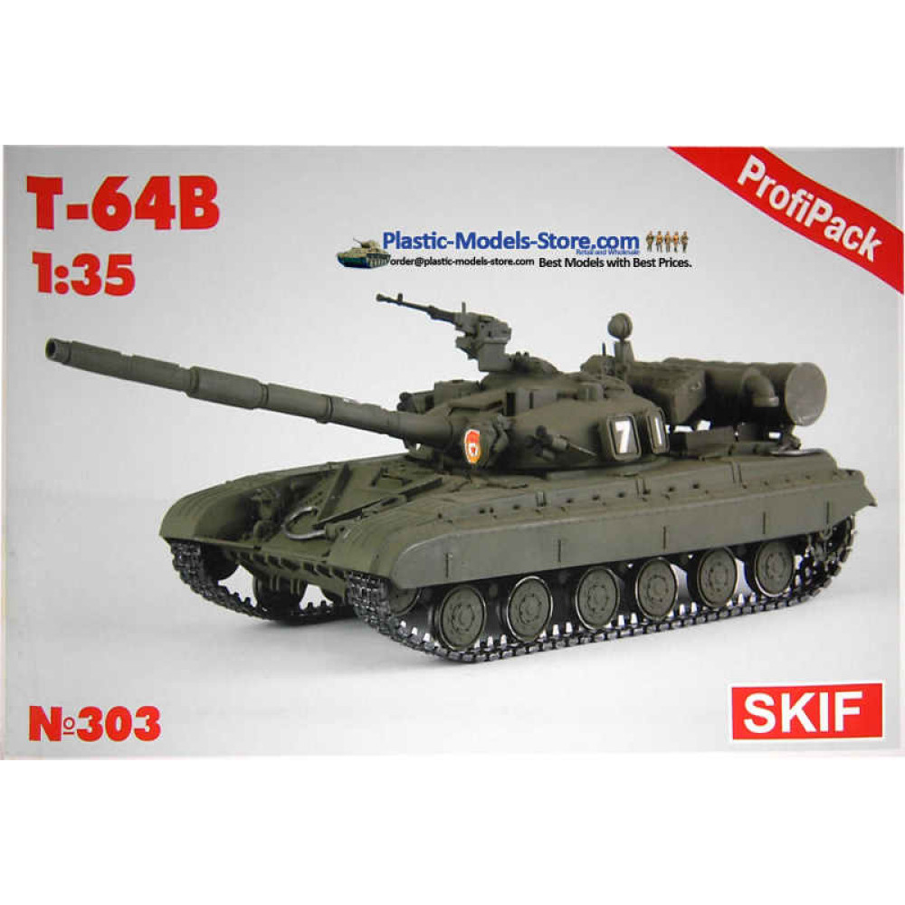 T-64B Soviet tank MBT Profi Pack PE Decals 1/35 SKIF 303 Model Kit ...