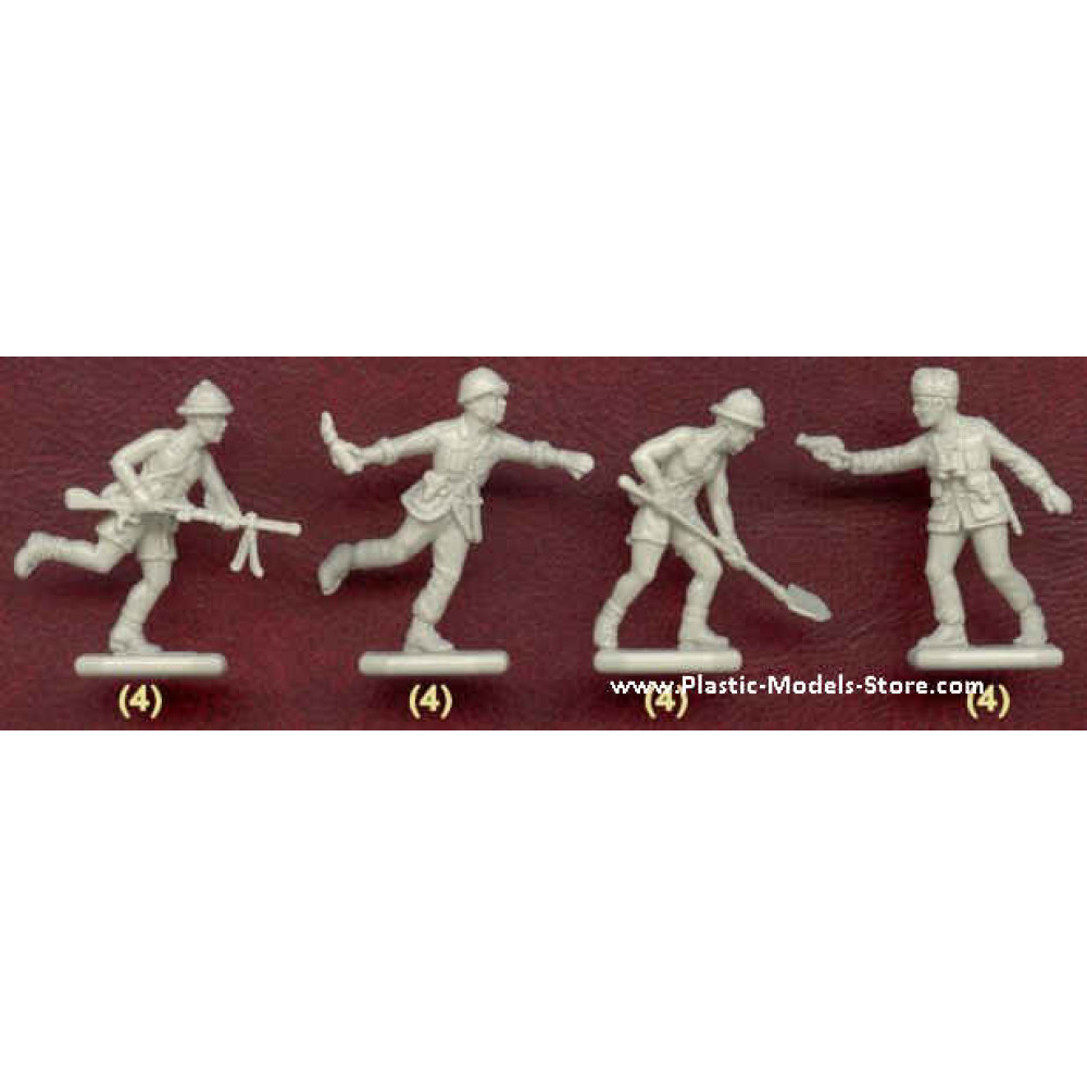 Italian Folgore Division Infantry WWII 1/72 Waterloo 1815 AP002 Model ...