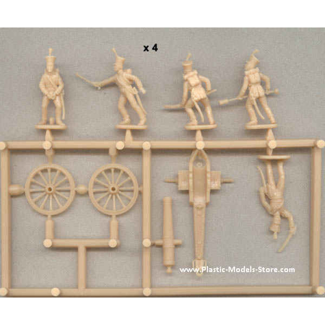 Dutch-Belgian Artillery 1815 1/72 Waterloo 1815 AP009 Model Kit Figures ...