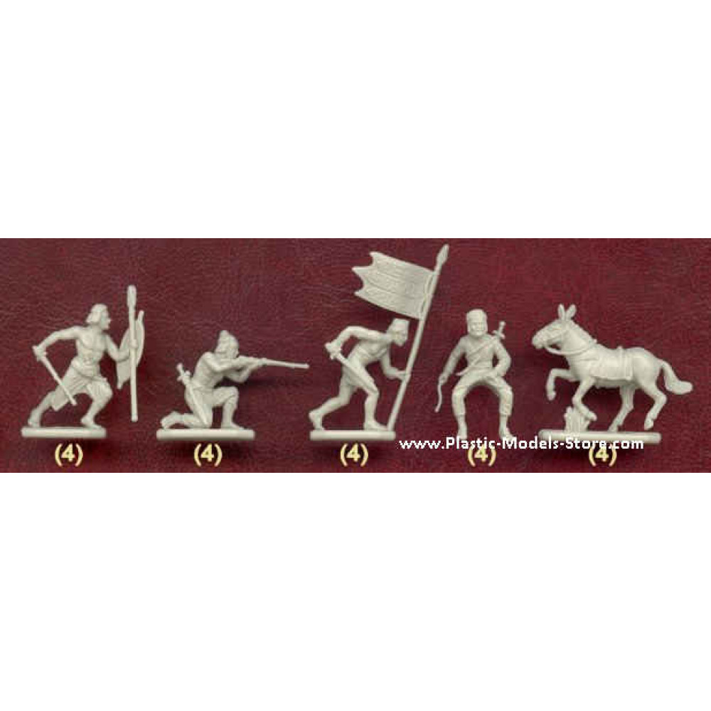 Dervish Infantry and mules 1/72 Waterloo 1815 AP011 Model Kit Figures ...