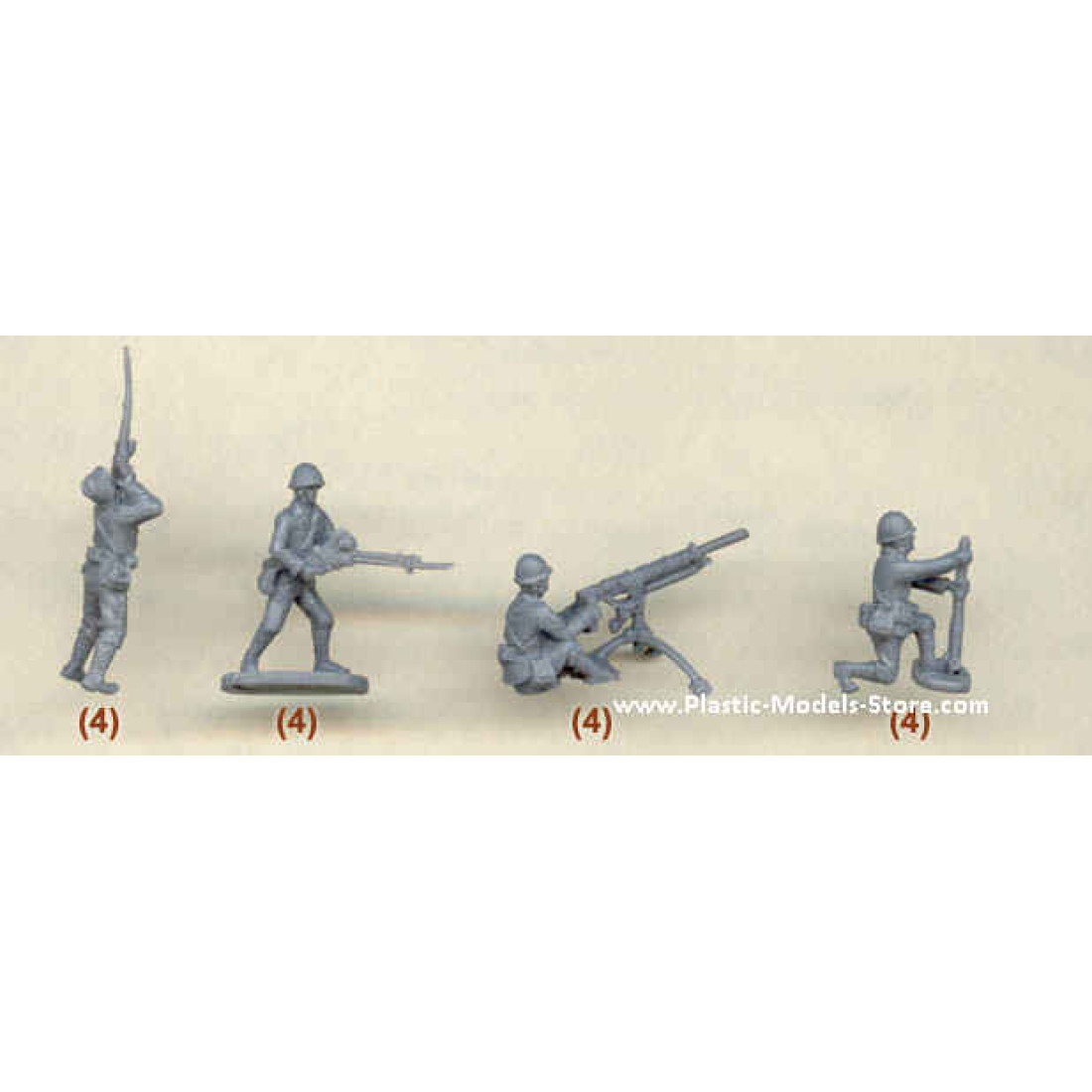 Japanese Infantry WWII 48 fig. 1/72 Waterloo 1815 AP022 Model Kit ...