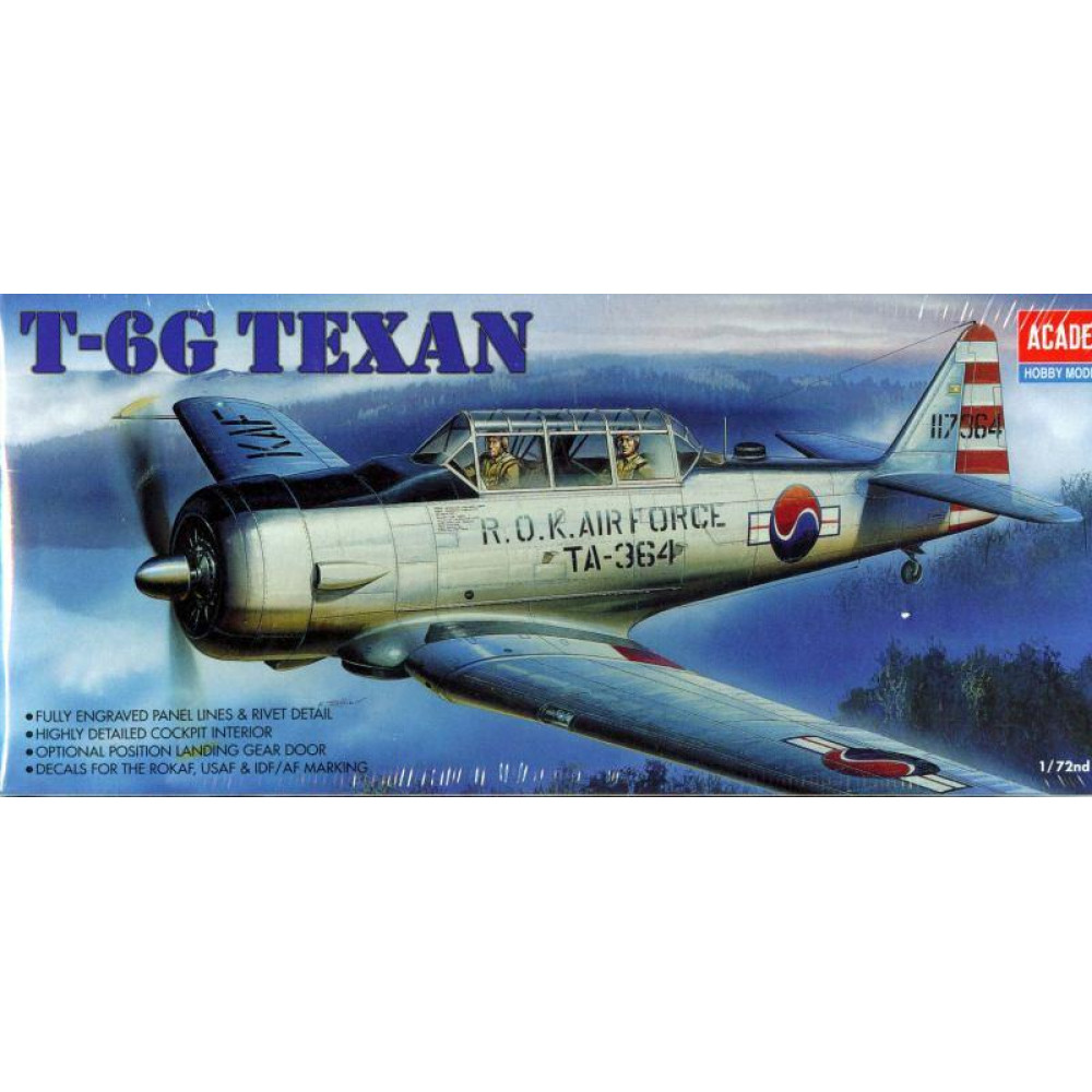 North American T-6 Texan 1/72 academy 1662 Model Kit Aircraft Model ...