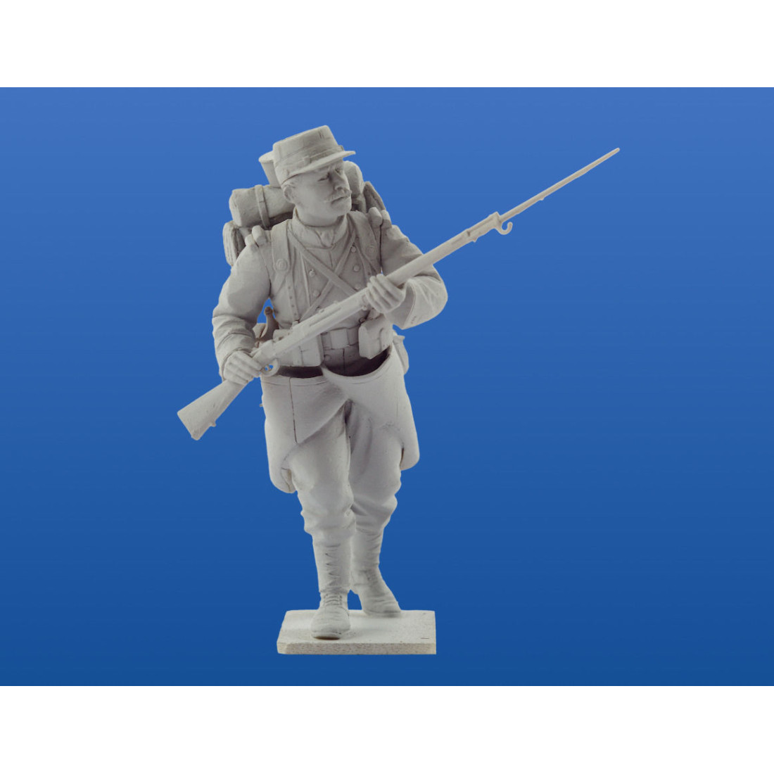 WWI French infantry (1914) 4 figures 1/35 ICM 35682 Model Kit Figures ...