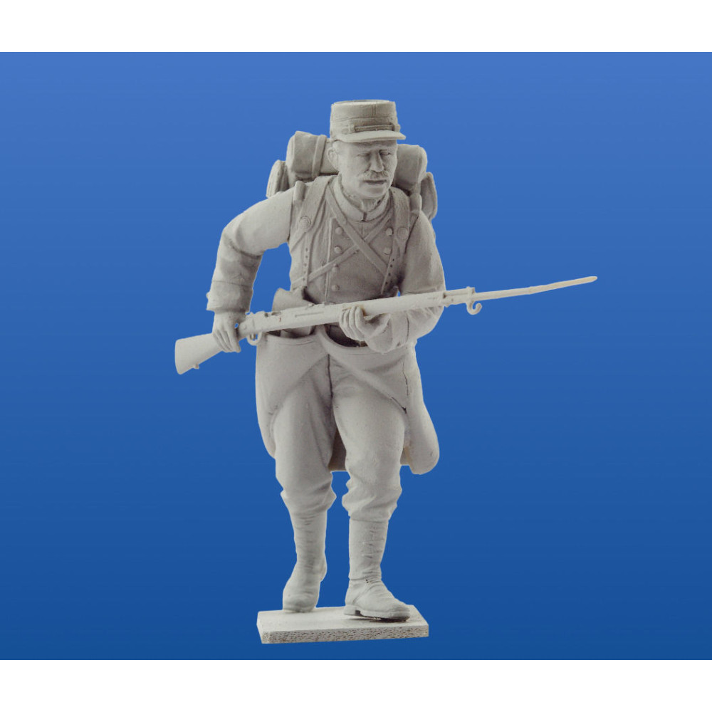 WWI French infantry (1914) 4 figures 1/35 ICM 35682 Model Kit Figures ...