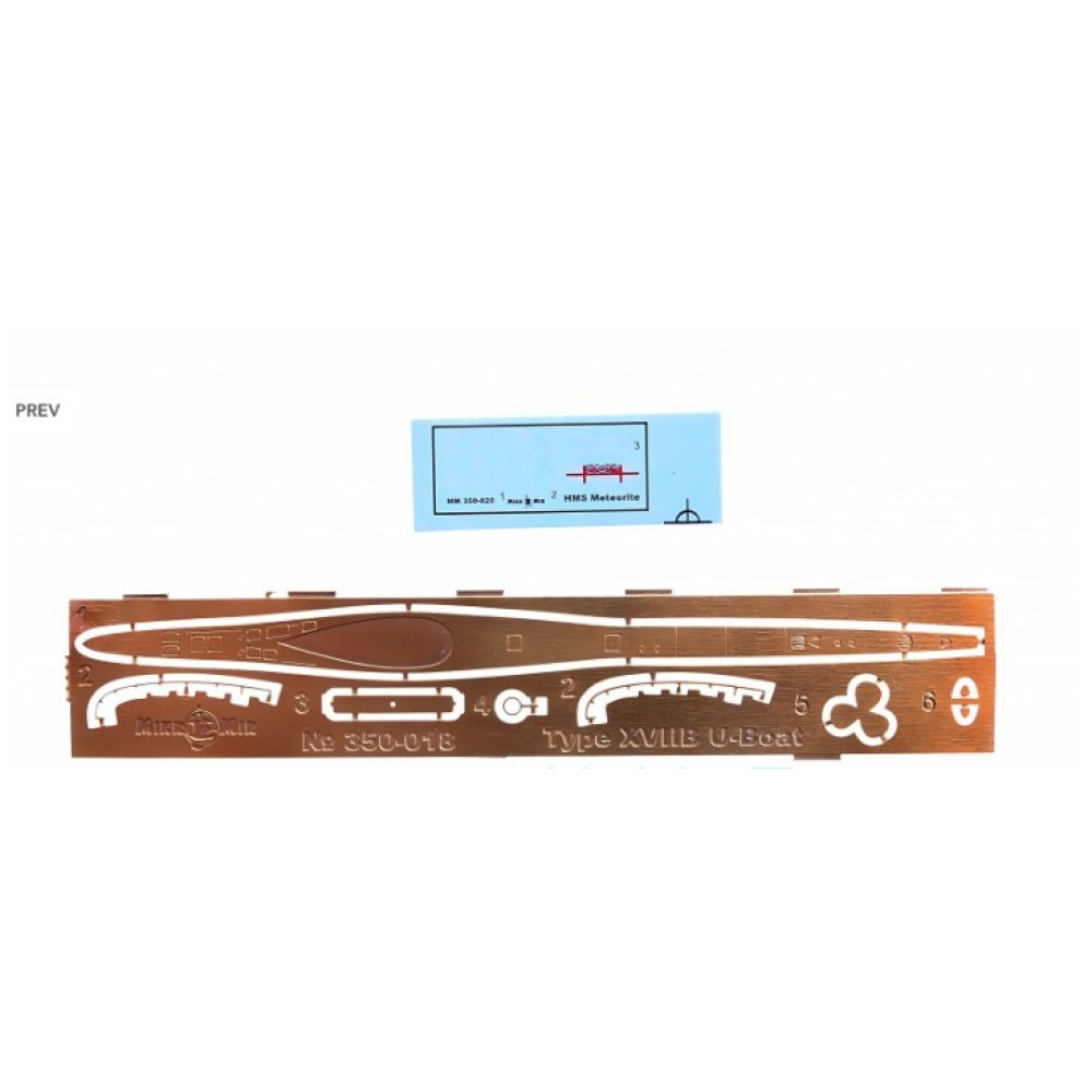 British submarines HMS Meteorite 1/350 Micro-Mir MM350-020 Model Kit ...