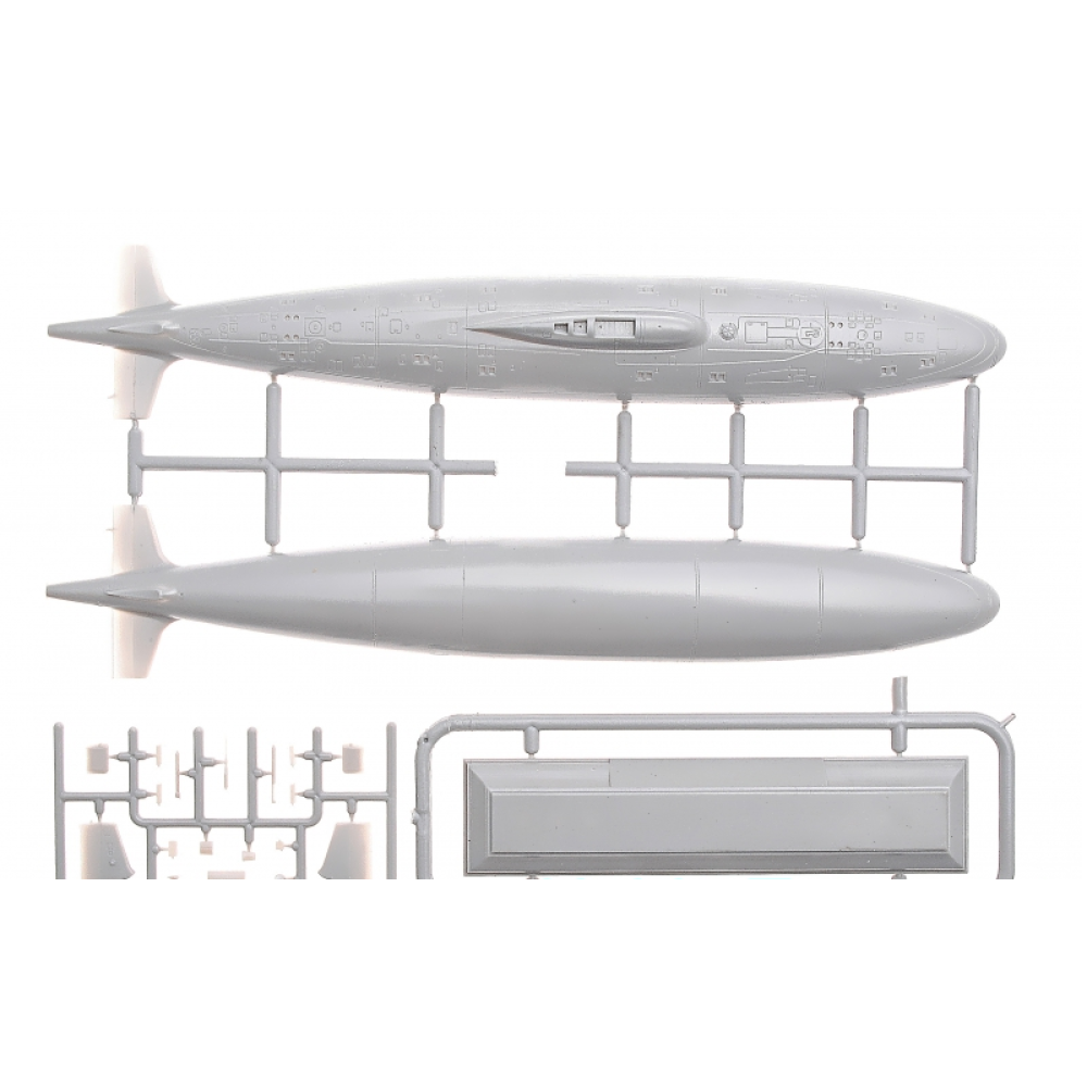 SOVIET SUBMARINE PROJECT 1710 MACKREL (BELUGA CLASS) 1/350 MICRO-MIR ...
