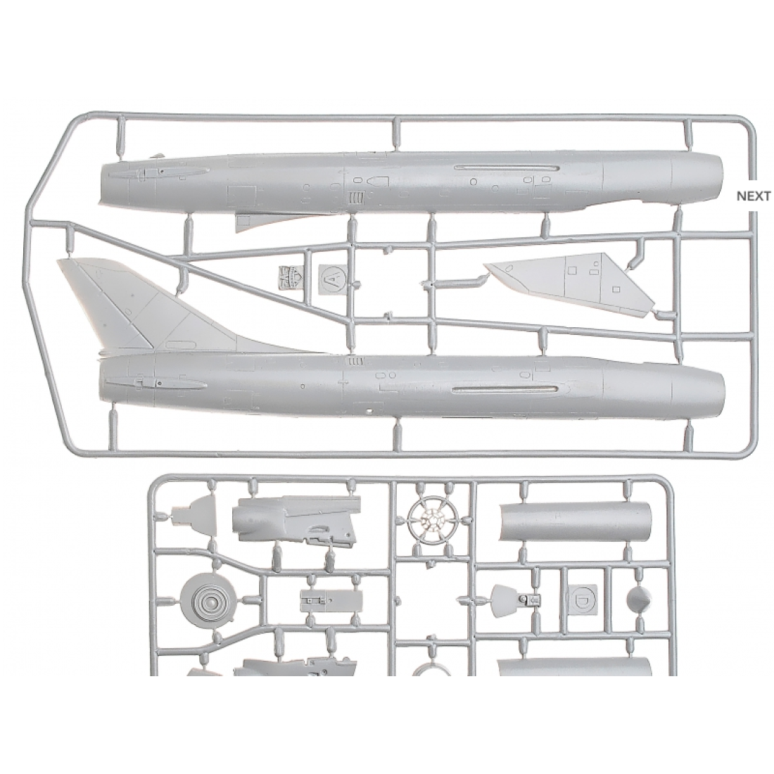 SUKHOI SU-7 SOVIET FIGHTER 1/72 MODELSVIT 72007 Model Kit Aircraft ...