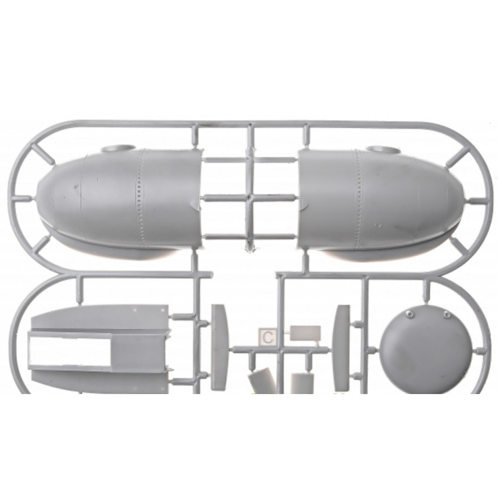 GERMAN MIDGET SUBMARINE SCHWERTWAL I 1/35 MICRO MIR 35-016 Model Kit ...