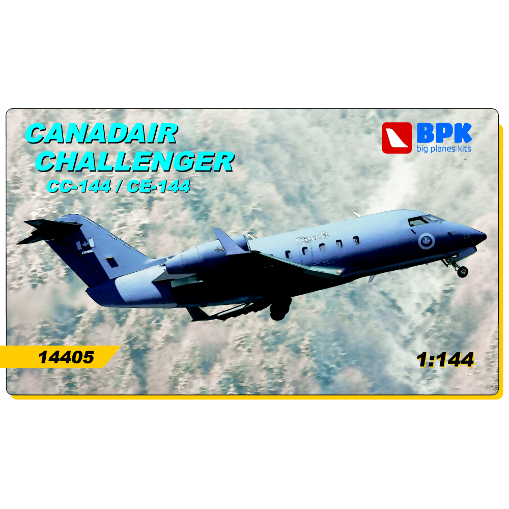 CANADAIR CHALLENGER CC-144/CE-144 aircraft 1/144 BPK 14405 Model Kit ...