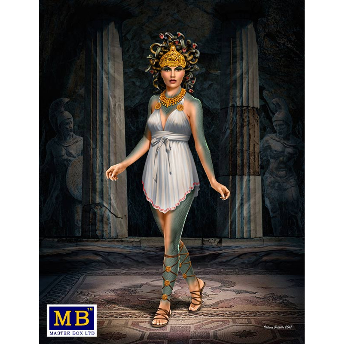 MEDUSA - ANCIENT GREEK MYTHS SERIES PLASTIC MODEL KIT 1/24 MASTER BOX ...