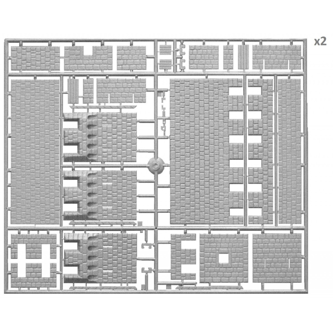 ASSAULT OF MEDIEVAL FORTRESS - PLASTIC MODEL KIT SCALE 1/72 Miniart ...