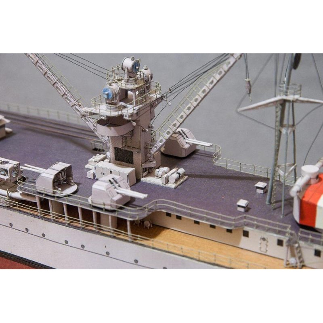 PAPER MODEL KIT MILITARY FLEET CRUISER ALGERIA 1/200 OREL 27 Model Kit ...