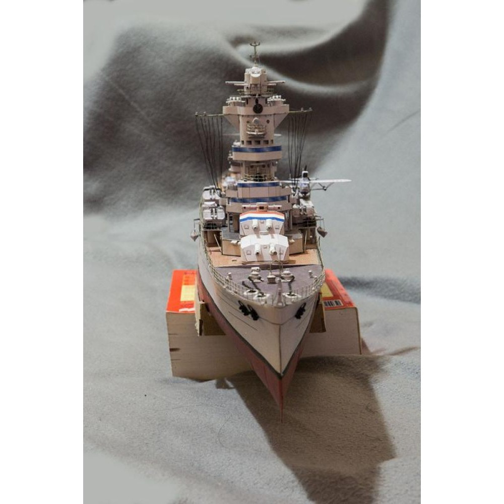 PAPER MODEL KIT MILITARY FLEET CRUISER ALGERIA 1/200 OREL 27 Model Kit ...