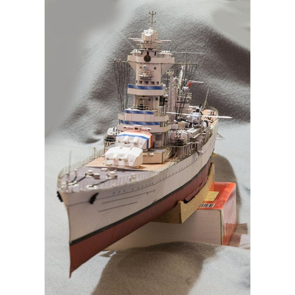 PAPER MODEL KIT MILITARY FLEET CRUISER ALGERIA 1/200 OREL 27 Model Kit ...
