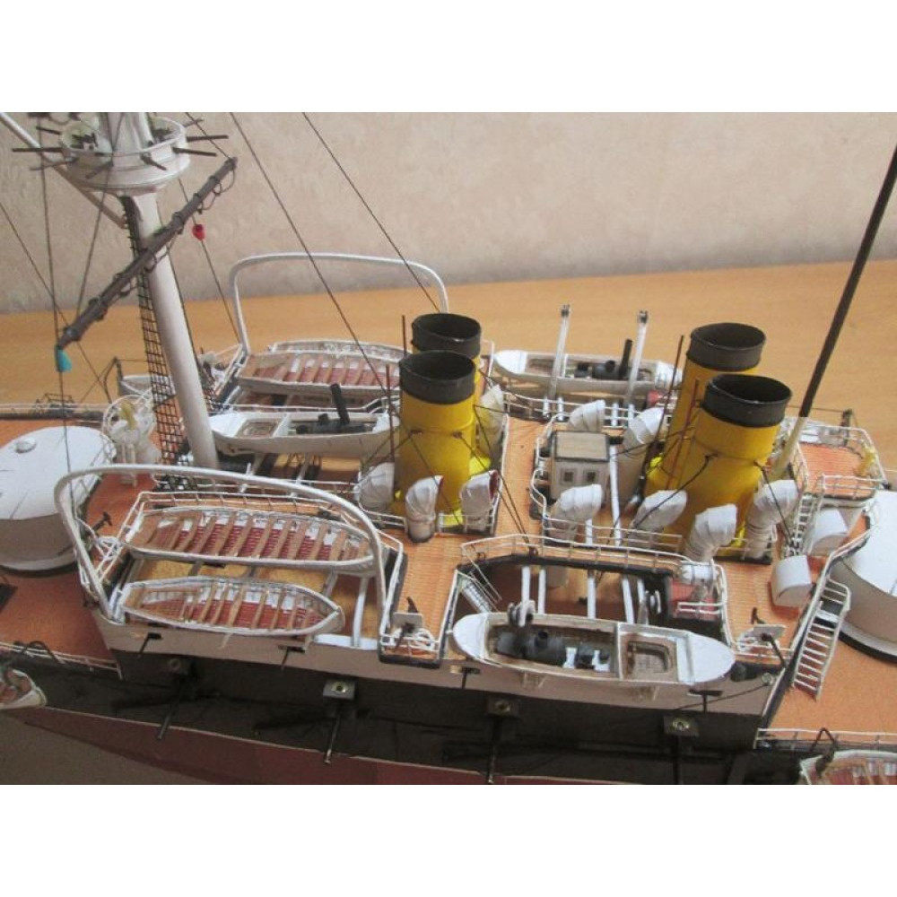 PAPER MODEL KIT MILITARY FLEET BATTLESHIP NAVARIN 1/200 OREL 55 Model ...