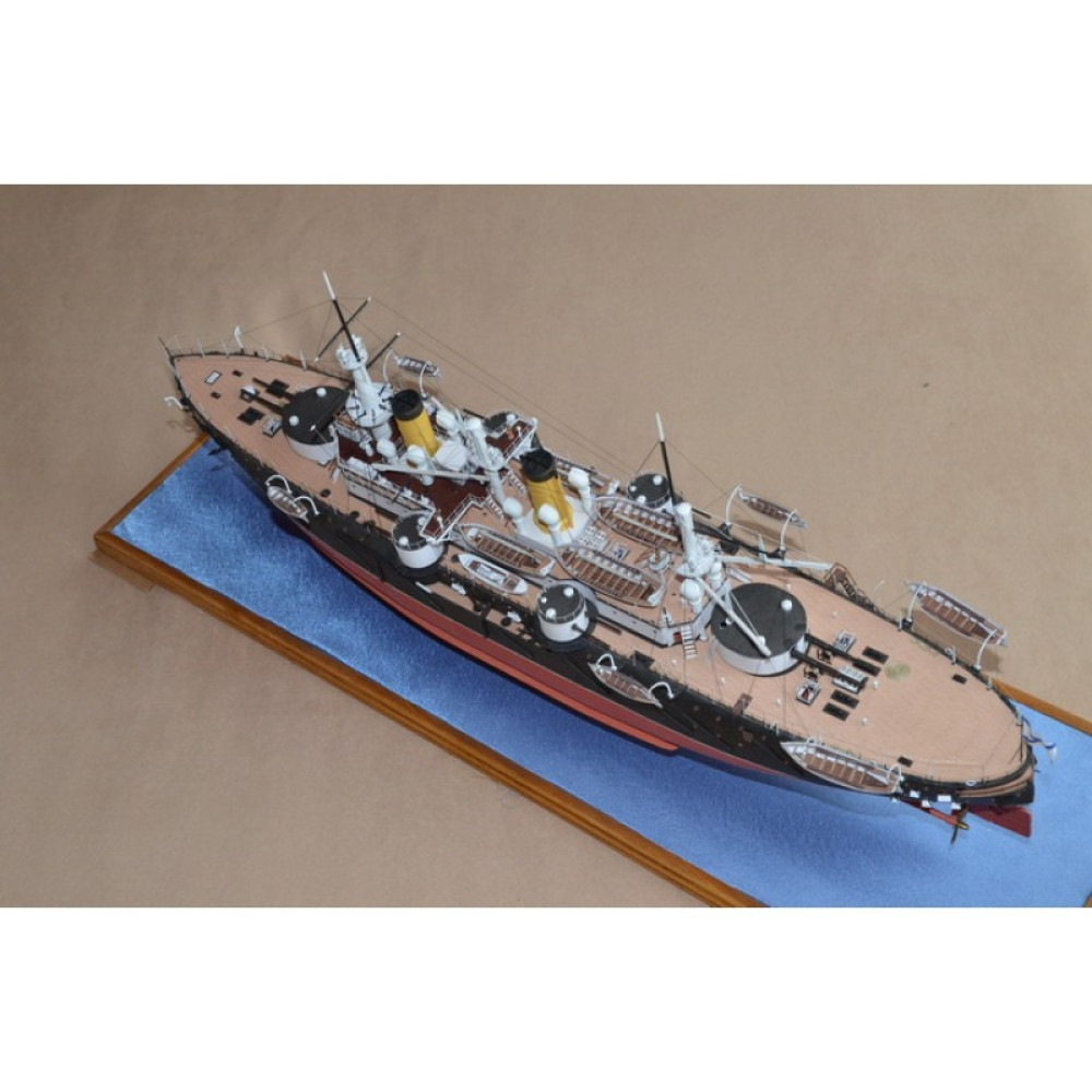 PAPER MODEL KIT MILITARY FLEET BATTLESHIP "SEVASTOPOL" 1/200 OREL 95 ...