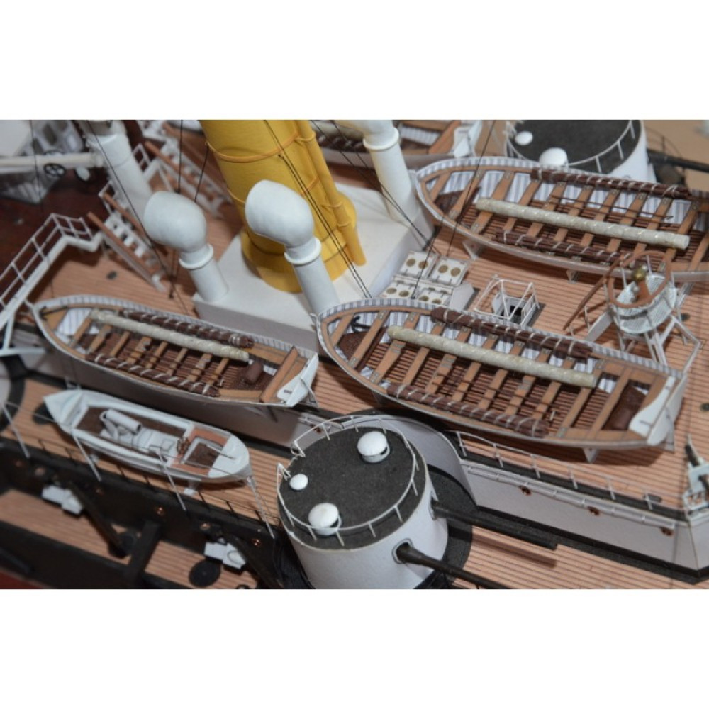 PAPER MODEL KIT MILITARY FLEET BATTLESHIP "SEVASTOPOL" 1/200 OREL 95 ...