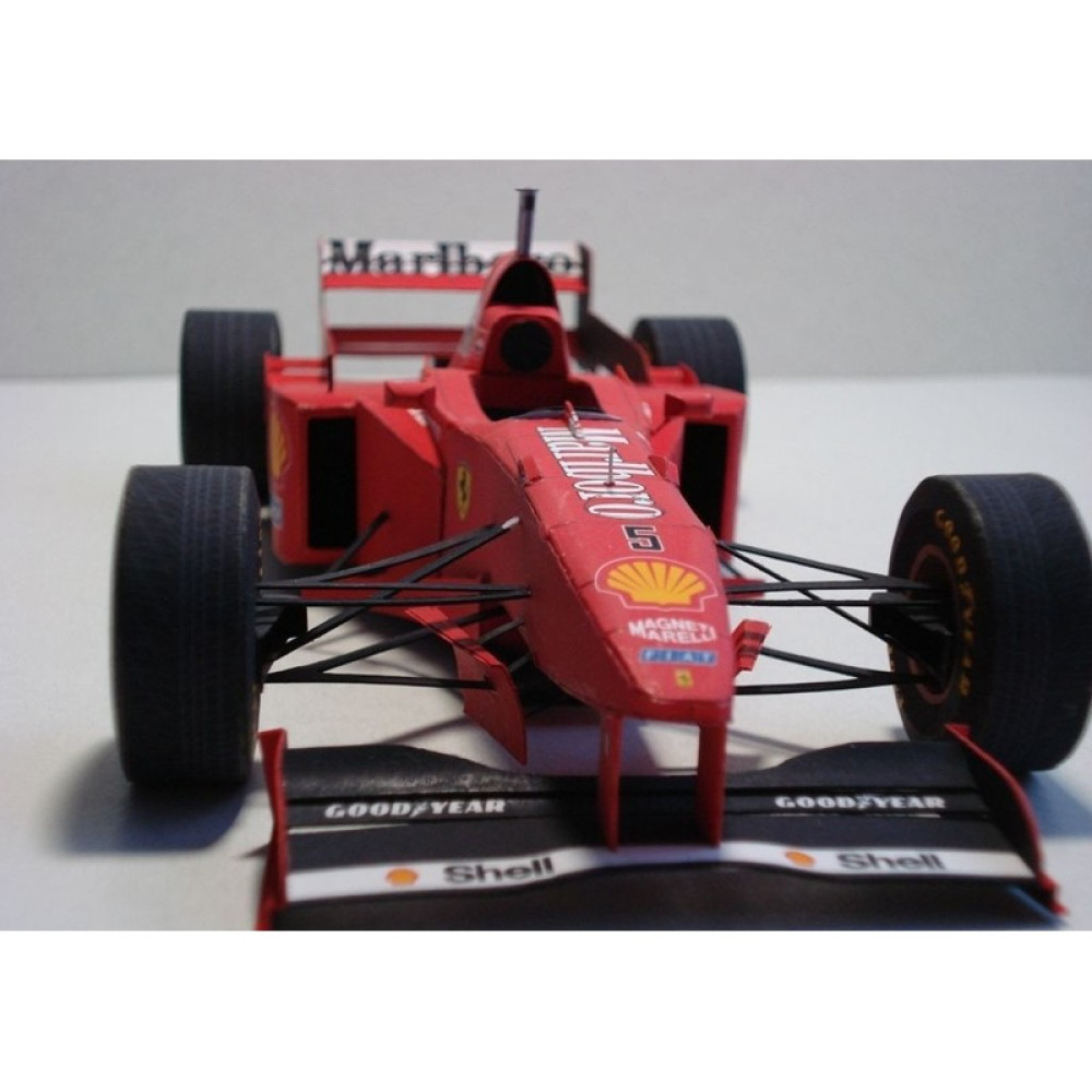 PAPER MODEL KIT GROUND EQUIPMENT BOLIDE FERRARI F310B 1/24 OREL 98 ...