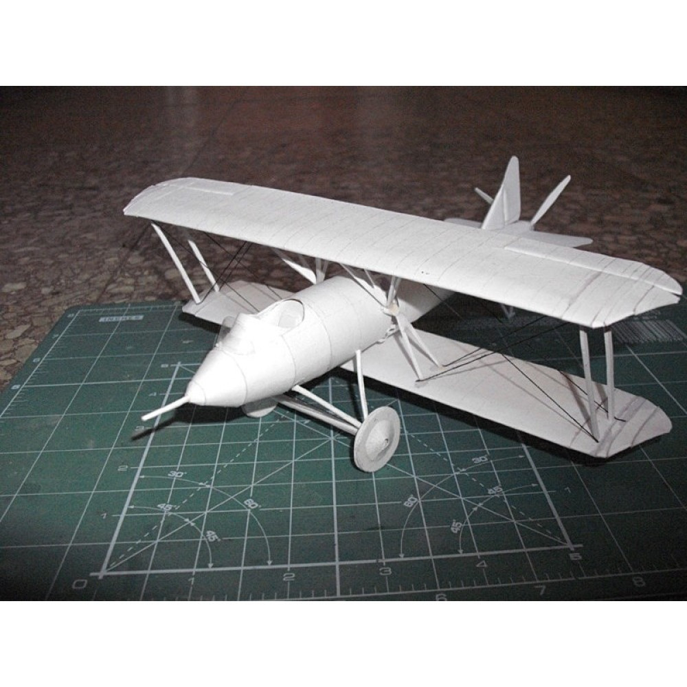 PAPER MODEL KIT MILITARY AVIATION FIGHTER AIRCRAFT KPI-5 1/33 OREL 104 ...