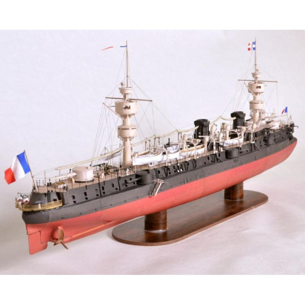 PAPER MODEL KIT MILITARY FLEET ARMORED CRUISER CLASS 1 CHANZY 1/250 ...