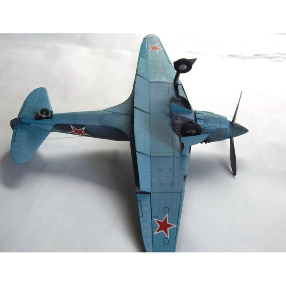 PAPER MODEL KIT MILITARY AVIATION FIGHTER ITP M-2 POLIKARPOV 1/33 OREL 118 Model Kit AIRCRAFT ...