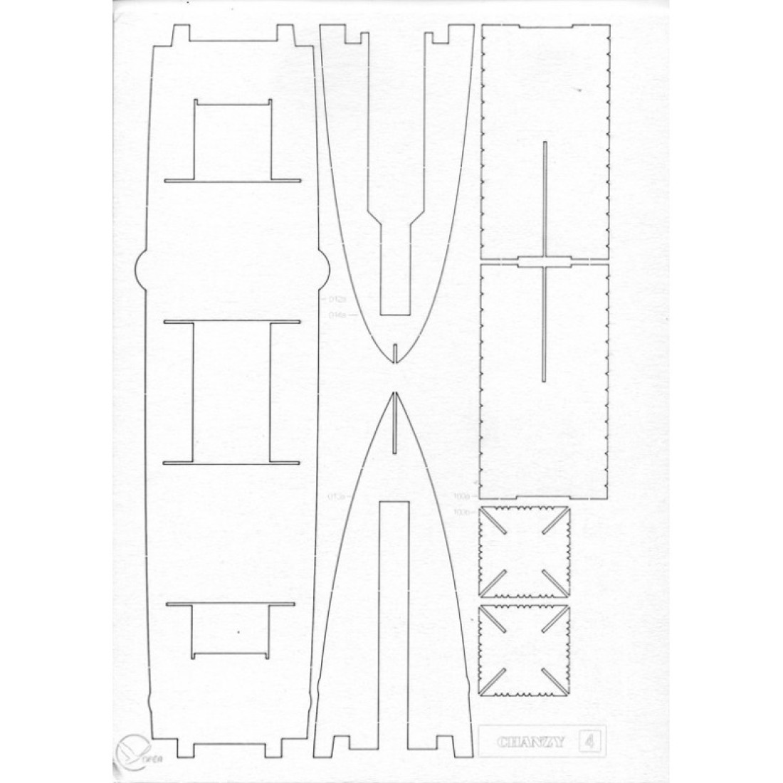 LASER CUTTING FOR MILITARY FLEET ARMORED CRUISER CLASS 1 CHANZY 1/200 ...