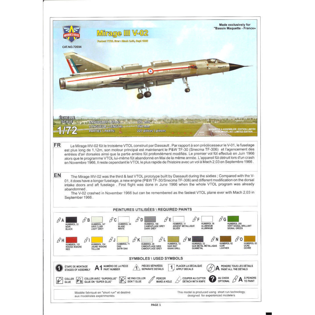BERIEV BE-12 CHAYKA PROTOTYPE AMPHIBIAN AIRCRAFT MODELSVIT 72035 SCALE ...