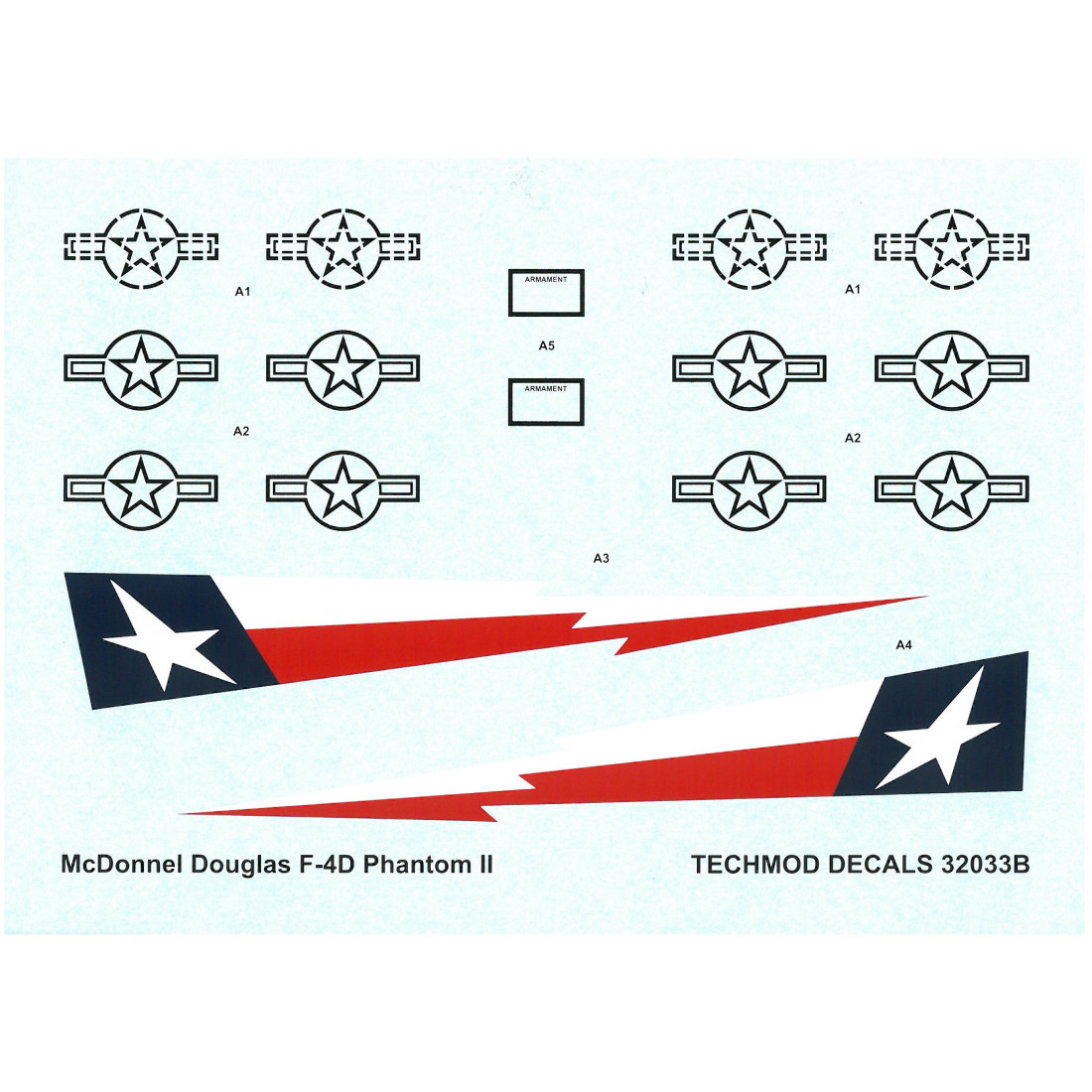 Techmod 32033 1/32 McDonnell Douglas F-4D Phantom II USAF Interceptor ...
