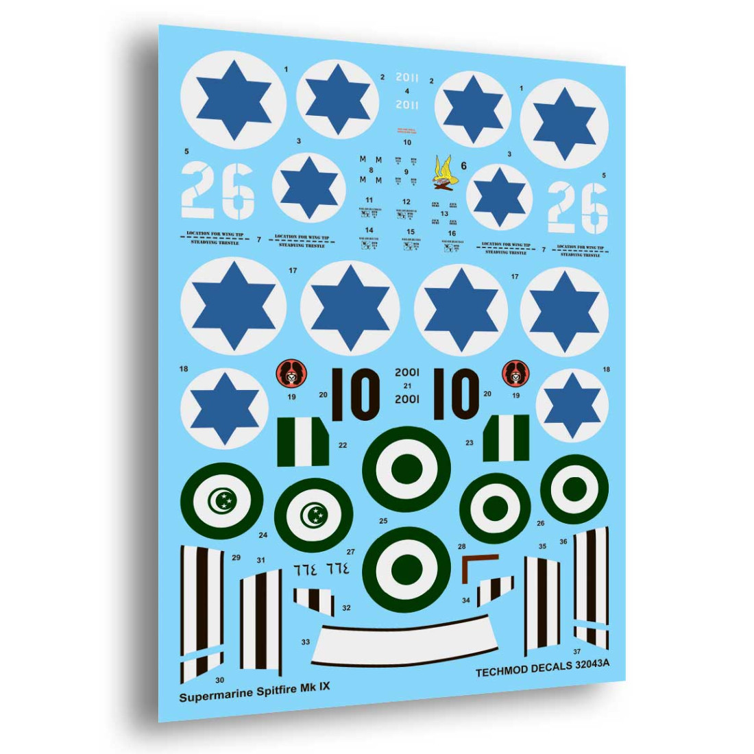 Techmod 32043 1/32 Supermarine Spitfire Ix 1948-1949 Israeli Aircraft ...