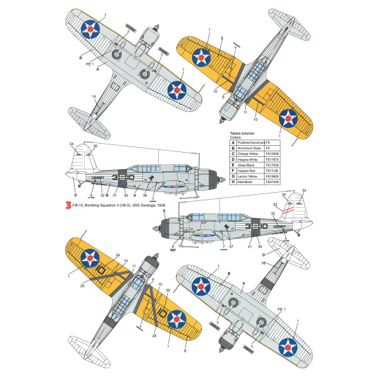 Techmod 48804 1/48 Vought SB2U Vindicator 1938-41 US Dive bomber Wet ...