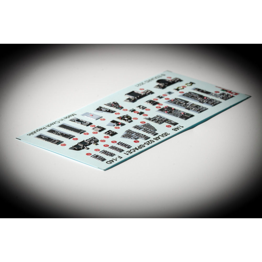 Eduard 3DL48025 1/48 F-14D SPACE 3D Decal for Aircraft Space Model Kit ...