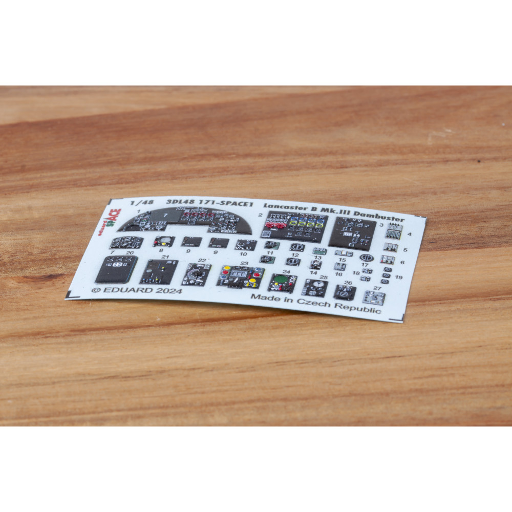 Eduard 3DL48171 1/48 Lancaster B Mk.III Dambuster SPACE 3D Decal for ...