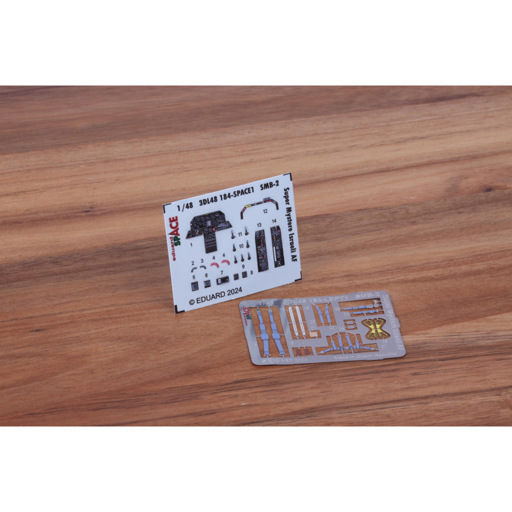 Eduard 3DL48184 1/48 SMB-2 Super Mystere Israeli AF SPACE 3D Decal for ...