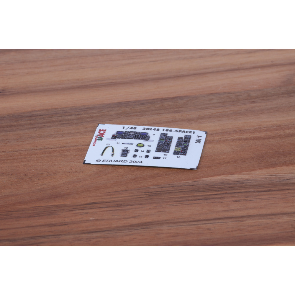Eduard 3DL48186 1/48 A-10C SPACE 3D Decal for Aircraft Space