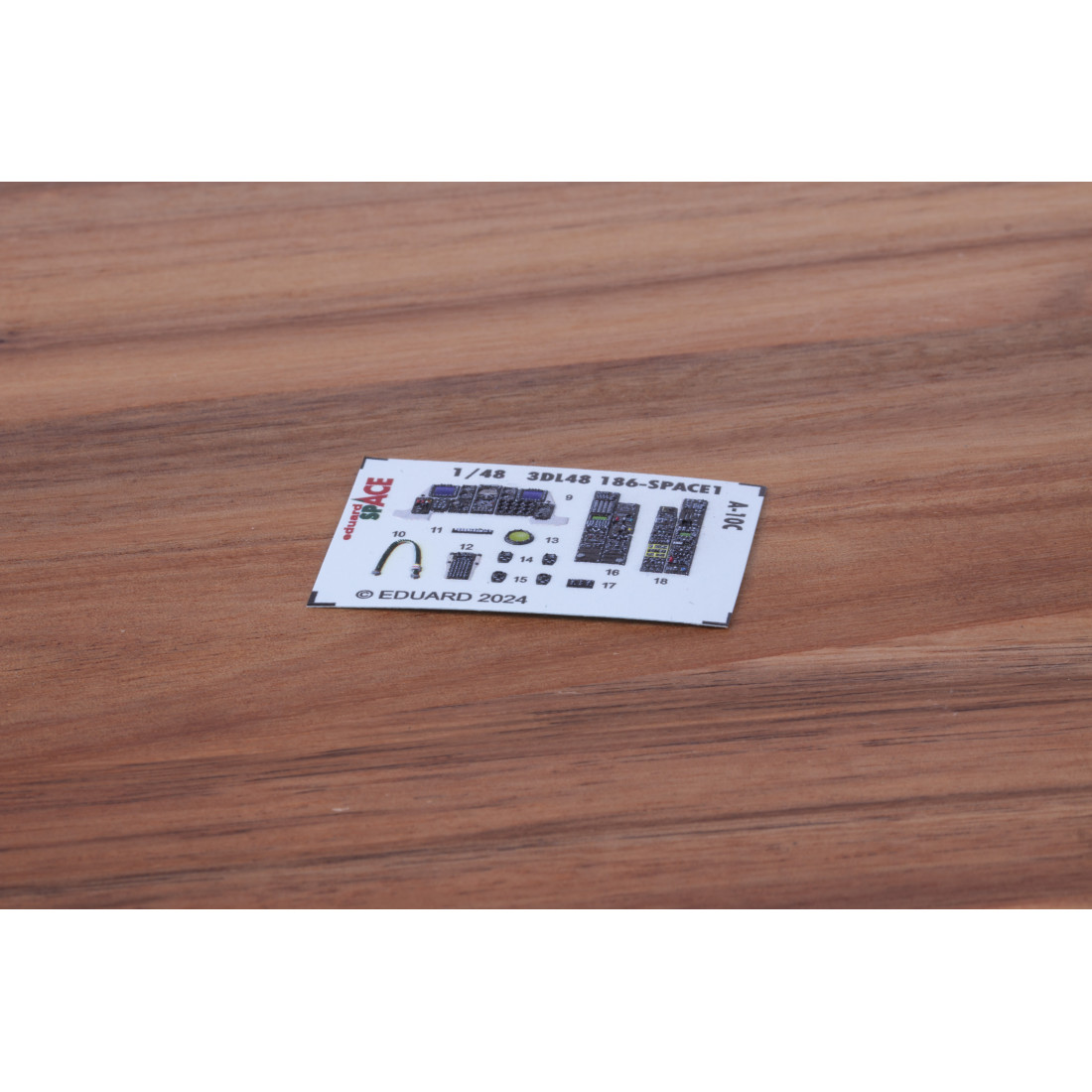 Eduard 3DL48186 1/48 A-10C SPACE 3D Decal for Aircraft Space