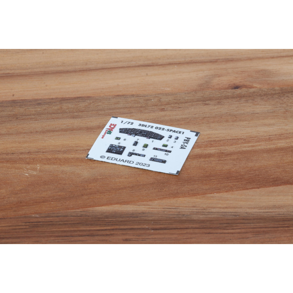 Eduard 3DL72022 1/72 PBY-5A SPACE 3D Decal for Aircraft Space