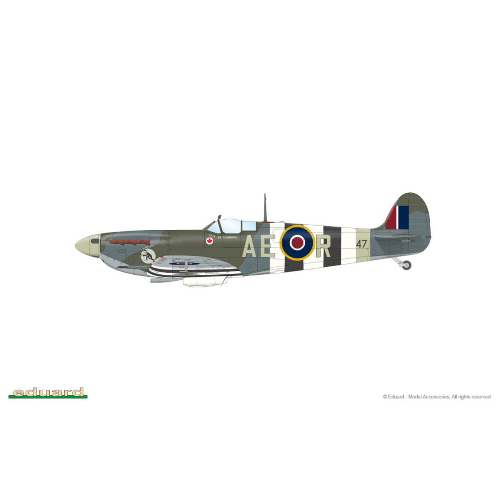 Eduard 84200 1/48 Spitfire Mk.Vb OVERLORD Plastic for Aircraft Weekend edition